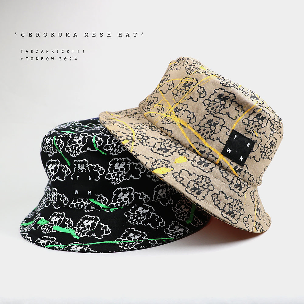 TARZANKICK!!!+TONBOW 'GERO KUMA' MESH HAT